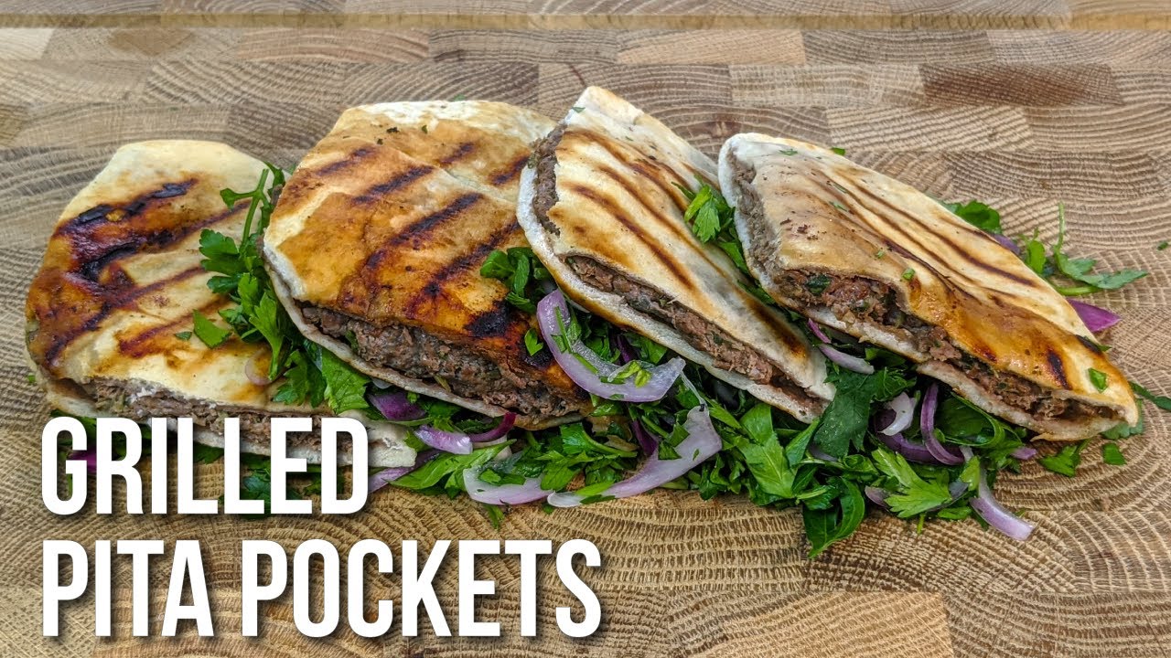 Easy grilled meat Pita Pockets | Book Recipes
