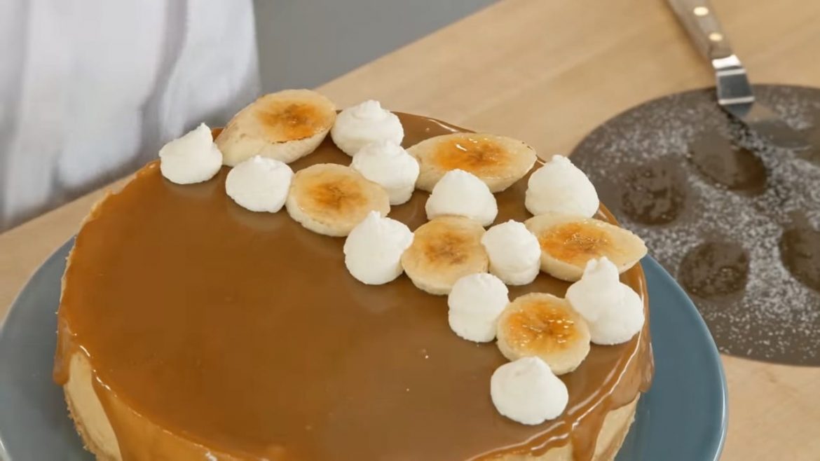 Banana Toffee CHEESECAKE - Made by Anna Olson | Book Recipes
