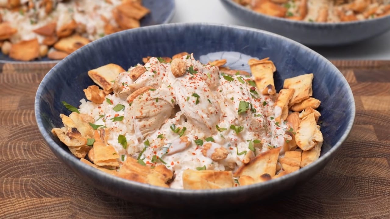 Lebanese Chicken Fatteh, my go-to weeknight meal | Book Recipes