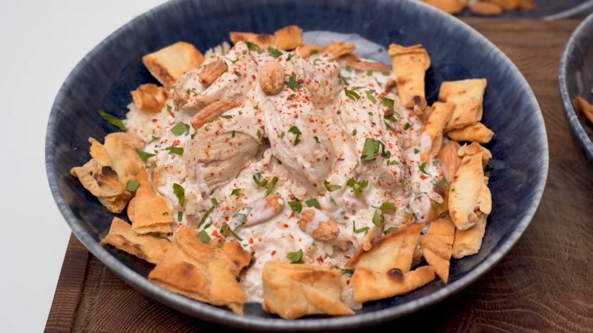 Lebanese Chicken Fatteh, my go-to weeknight meal | Book Recipes