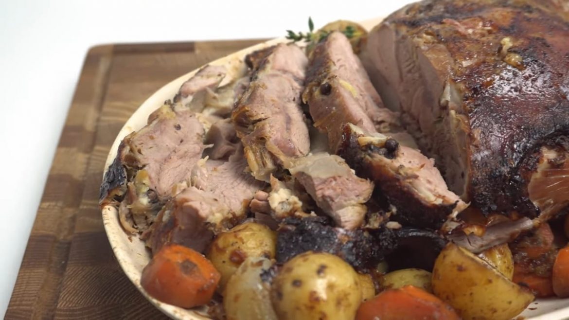 Tender & flavorful Middle Eastern leg of lamb | Book Recipes