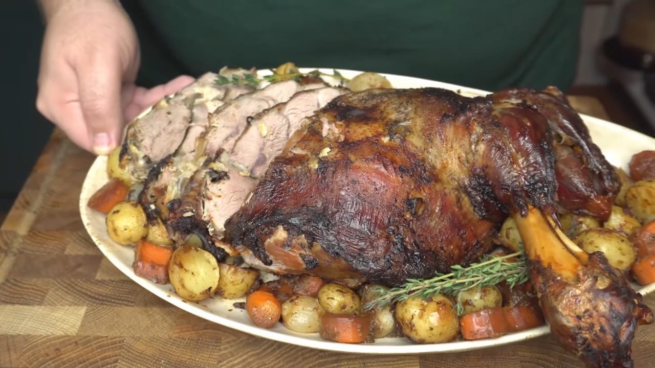 Tender & flavorful Middle Eastern leg of lamb | Book Recipes