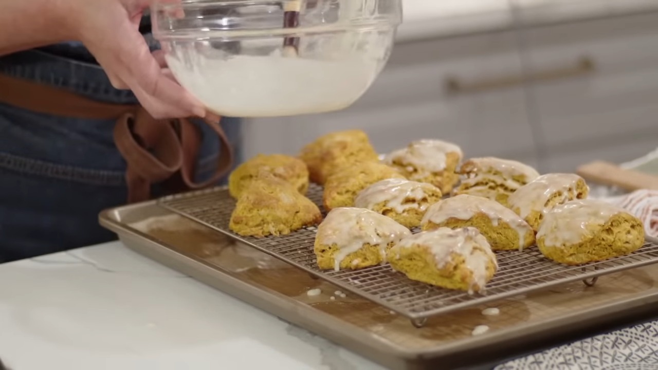 Baking Pumpkin Scones with Apple Pie Preserves | Book Recipes