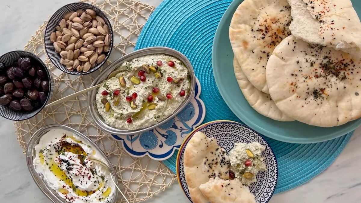 Turkish Flatbread and Dip | Book Recipes